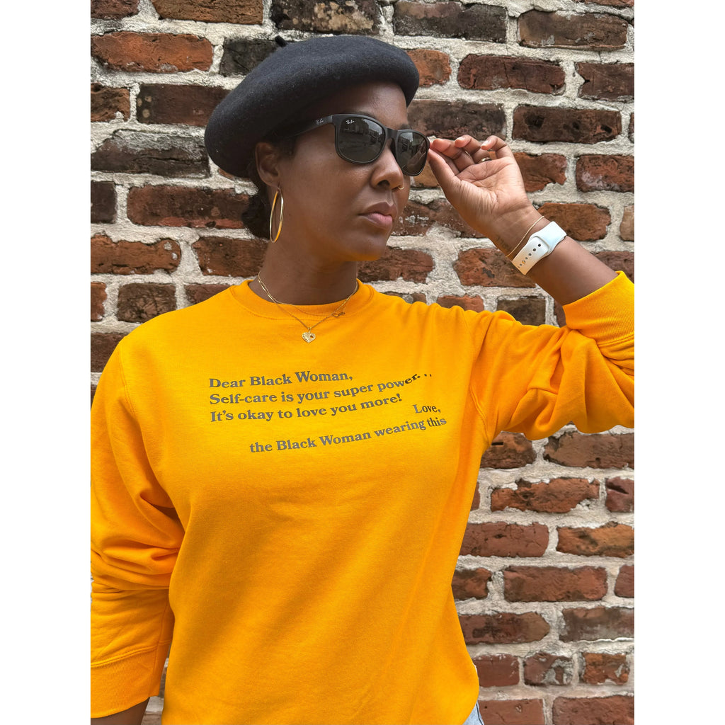 Dear Black Woman Crewneck (Unisex) – Pink Passion Apparel